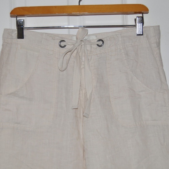 Joie | Pants & Jumpsuits | Joie Natural Irreplaceable Wide Leg Linen ...